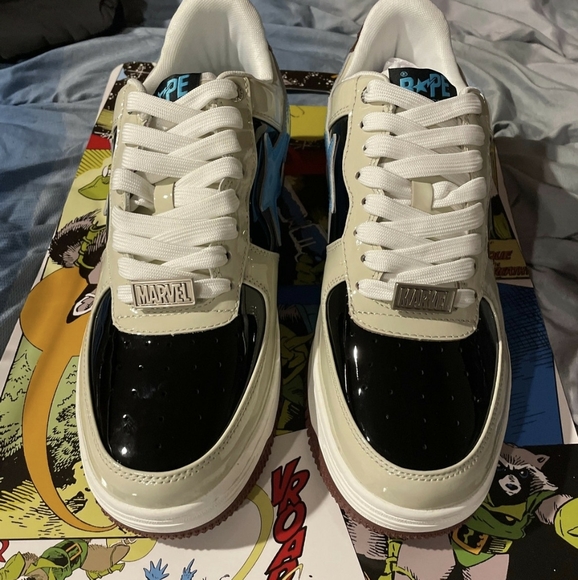 Bape | Shoes | Bape X Marvel Bapesta Rocket Racoon | Poshmark